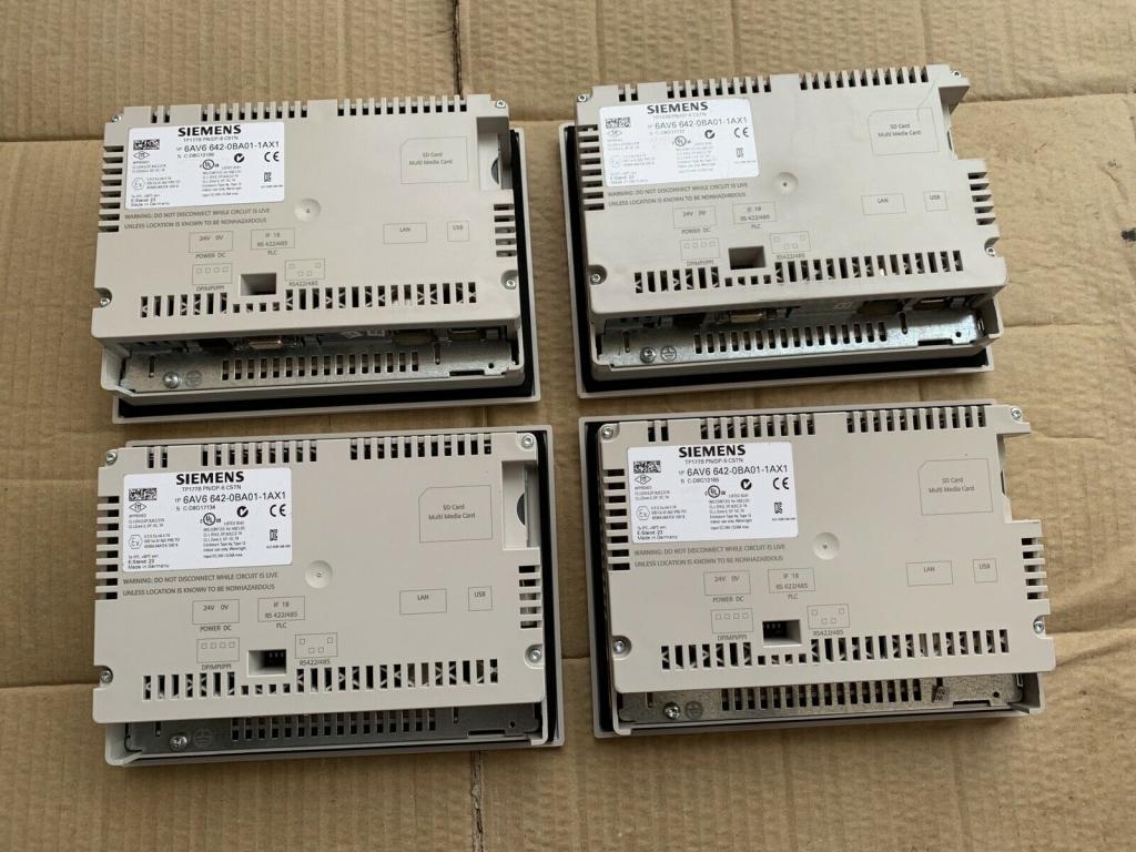Siemens Simatic Touch Panels TP 177B PNDP CSTN 6AV6 642 0BA01 1AX1 in ...