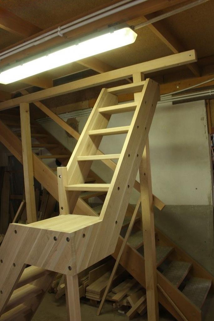FREITRAGENDE TREPPEN TYP ZUR SELBSTMONTAGE MASSIVHOLZ ESCHE BUCHE EICHE ...