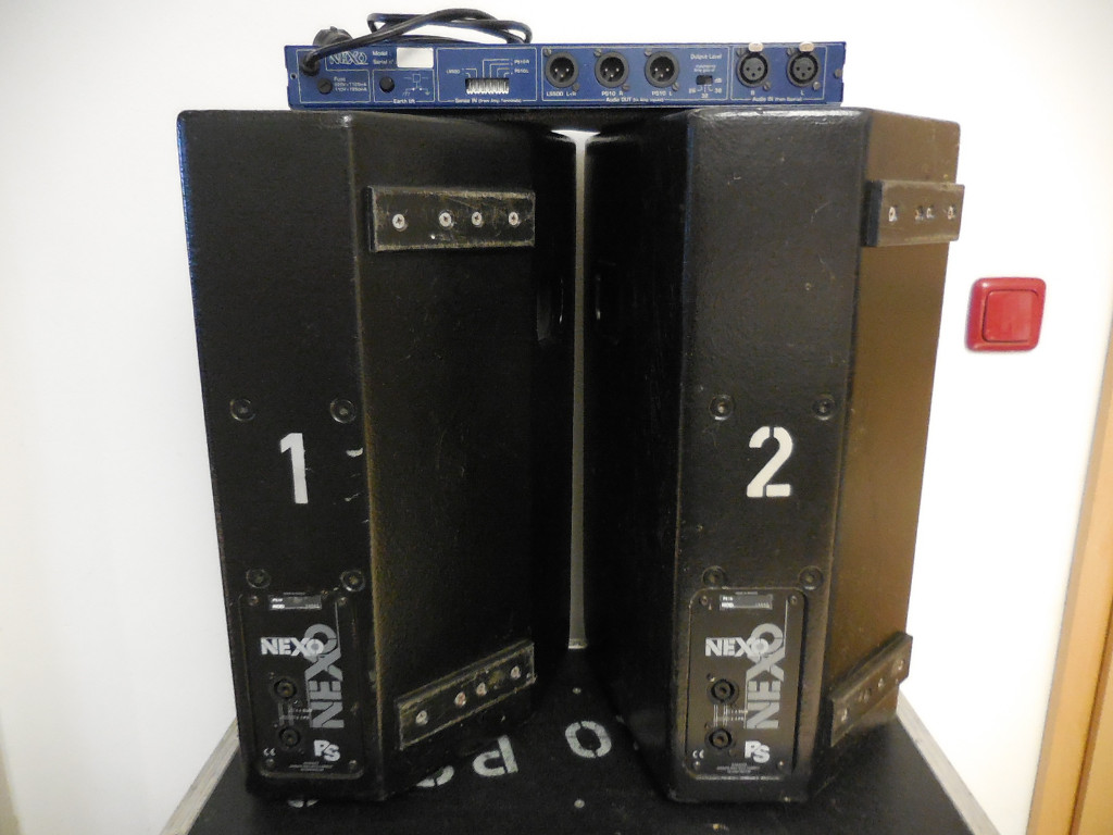 NEXO PS 10 SET PS10 TD Controller Haubencase mit Blue Wheels Amping in ...