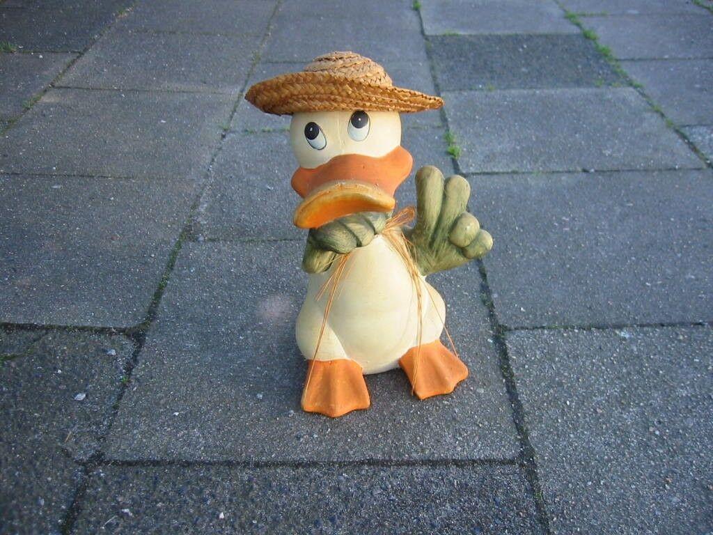 Tierfiguren aus Keramik Ente Gans Dekorationsfigur Dekoration in ...